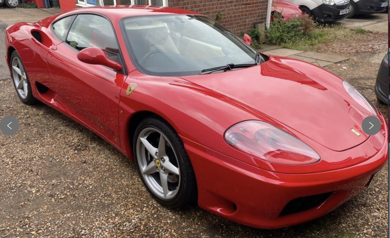 Ferrari 360 Modena/Modena V8, 3.6cc, F1/Manual 6-spd 2dr Low mileage ...