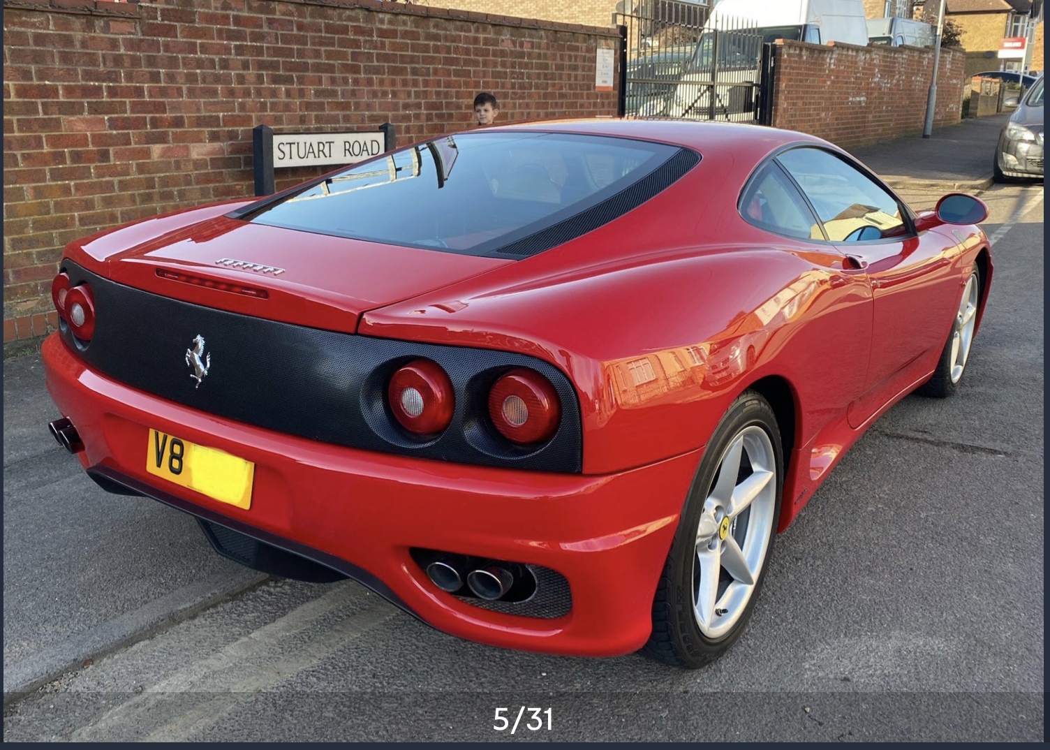 Ferrari 360 Modena/Modena V8, 3.6cc, F1/Manual 6-spd 2dr Low mileage ...